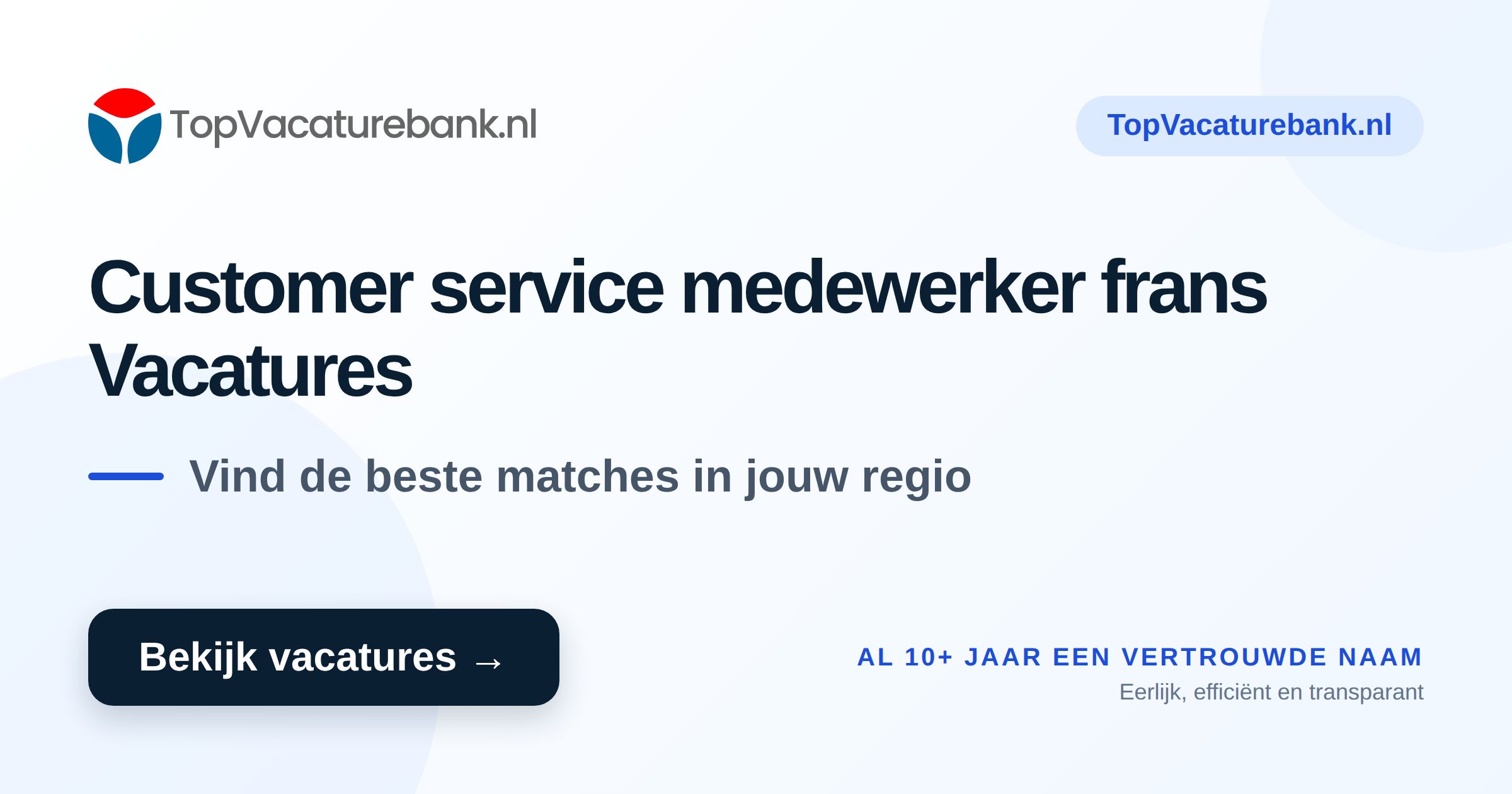 Customer service medewerker frans Vacatures | Juni 2026 ...