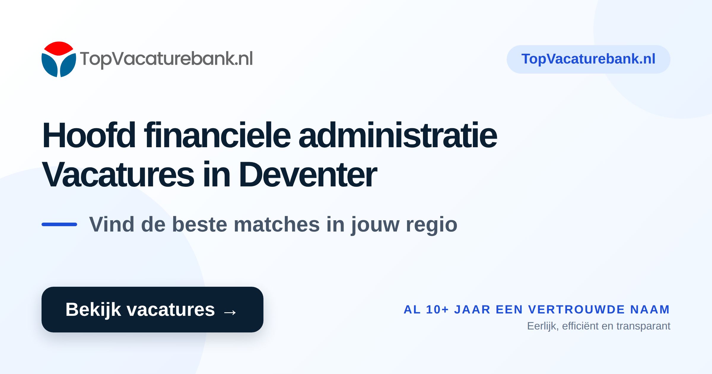 Hoofd financiele administratie Vacatures in Deventer | Juni 2026 ...